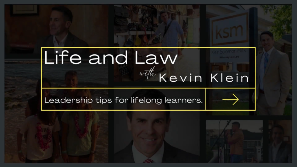 Personal Culture: Life and Law with Kevin Klein - Klein Solomon Mills PLLC